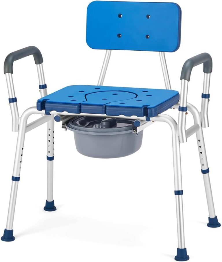 Foldable Commode Shower Chair - nuvogadgets.com